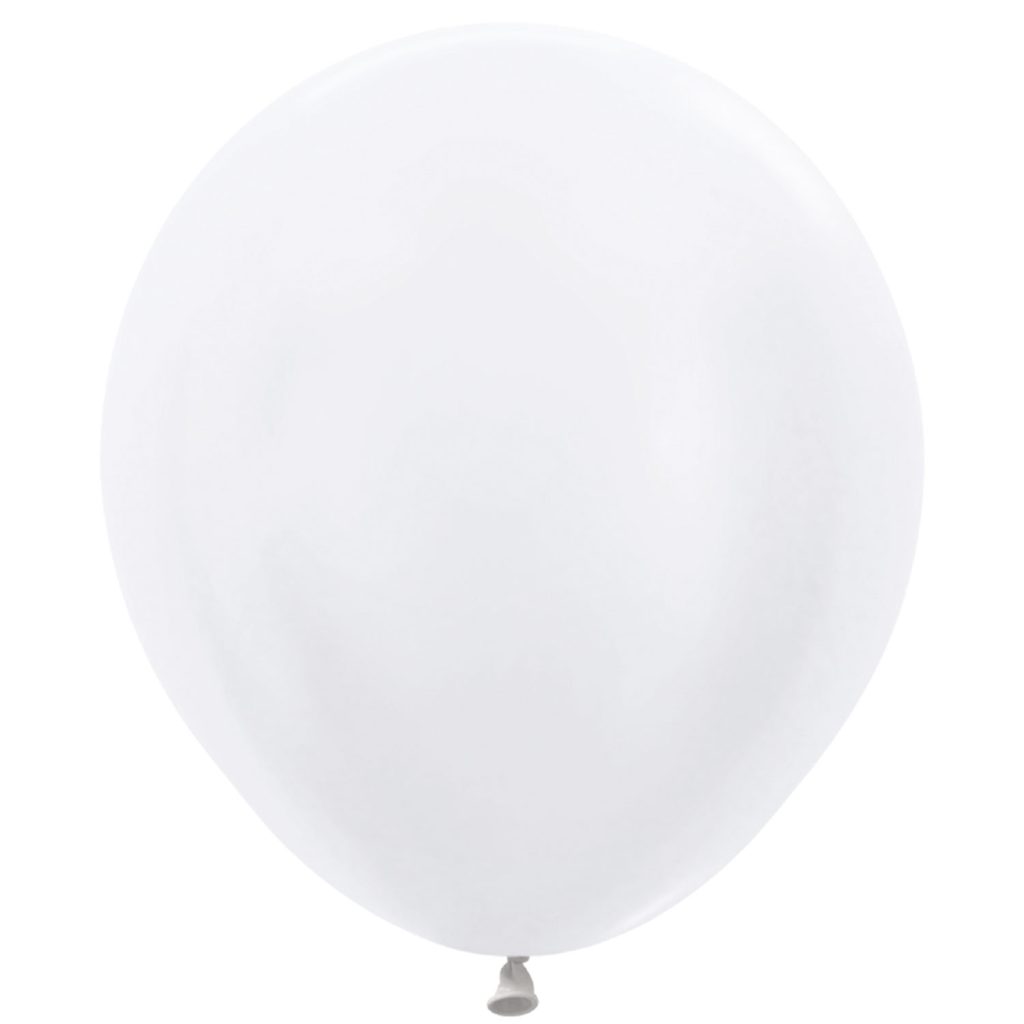 Satin Pearl 406 Latex Balloons – 18″ Latex (25ct) – Tons of Fun Balloons