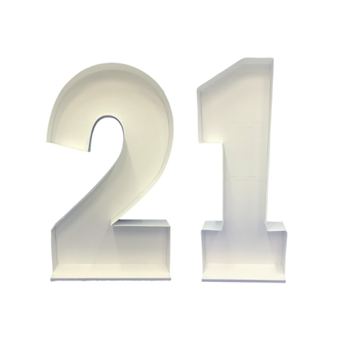 Number 2&1 Structures – 120cm – Tons of Fun Balloons